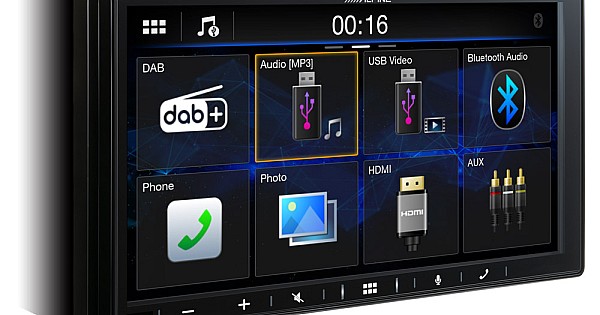 Alpine iLX-W690D Car Stereo - 7-inch Screen, DAB+, Apple CarPlay ...