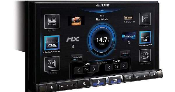 Alpine iLX-705DM Premium 2DIN Media Receiver - DAB+ Apple Carplay ...