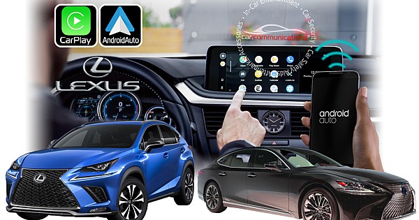 Lexus Apple CarPlay & Android Auto Retrofit Upgrade - Small Touchpad ...