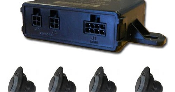 Cobra R0394 - 17mm 4 Way Car Reversing Audio Rear Parking Sensors