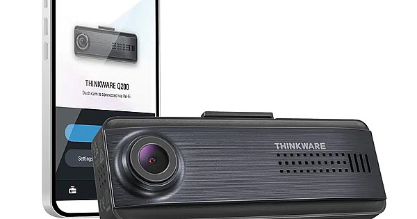 Thinkware Dash Cam Q200 - Single Channel - Hard Wired - 32GB 2K