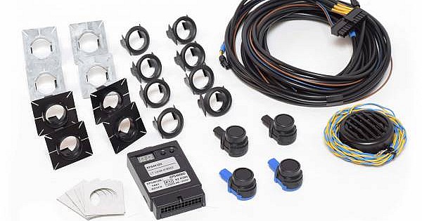 Laserline EPS4012F - 4-Way 18mm Car Audio Front Parking Sensors