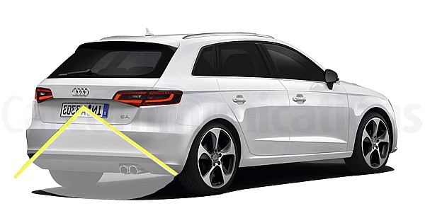 Audi A3 8V Rear View Reversing Camera Kit with Moving Guidelines