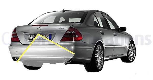 Mercedes E-Class W211 with Comand NTG2.5 System Rear View Camera Kit