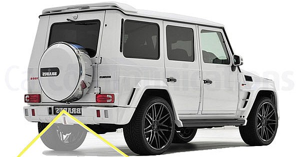 Mercedes G-Class 2010> (W460 / W461 / W463) Rear Back-up Camera Kit