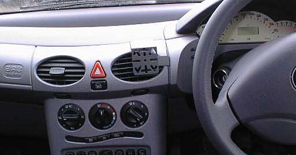 Dashmount 71534 Upper Console Mounting Bracket Mercedes A-Class W168 ...