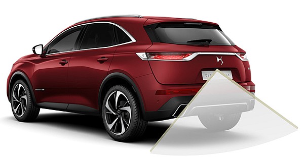 DS Automobiles DS7 Reversing Rear View Camera Kit with Guidelines - NAC 12"