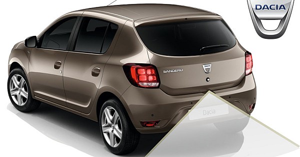 Dacia Sandero Reversing Rear View Camera Kit - Media Nav System
