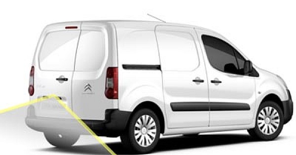 Citroen Berlingo Reversing Rear View Camera Kit With Moving Guidelines