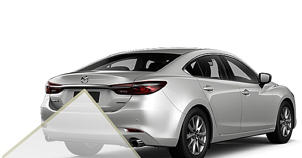 Mazda 6 Reversing Rear View Camera Kit With Guidelines