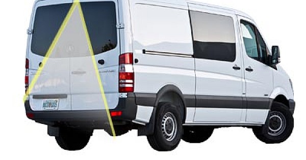 Mercedes Sprinter with Comand NTG2.5 System Rear View Roof Mount Camera Kit