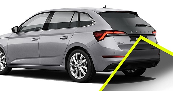 Genuine Skoda Scala (Highline) Reversing Rear View Camera Kit