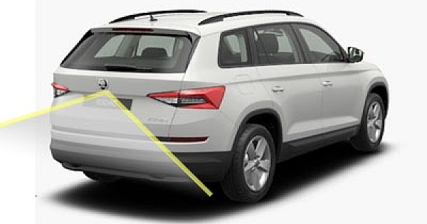 Genuine Skoda Kodiaq Reversing Rear View Camera Kit