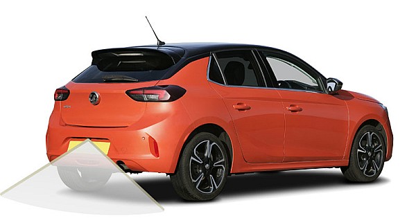 Vauxhall Corsa Reversing Rear View Camera Kit with Guidelines - 2020 >