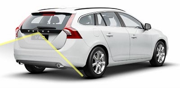 Volvo V60 Reversing Rear View Camera Kit with Guidelines