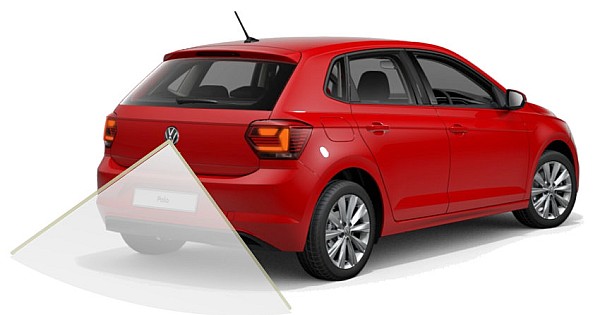 VW Polo AW 2020 Reversing camera Kit Solution with VW Emblem Camera and ...