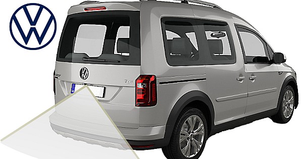 Volkswagen Caddy Retrofit Rear View Reversing Camera Kit - 5in Display