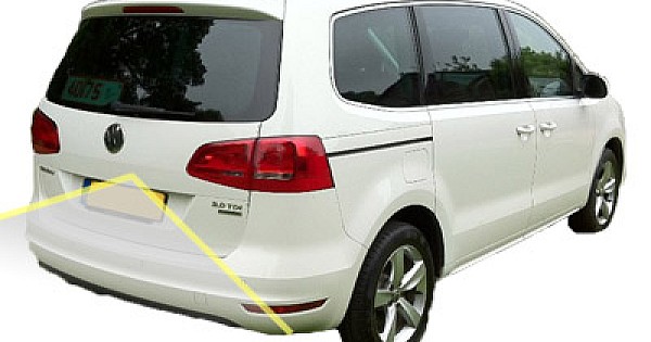 VW Sharan Genuine Reversing Camera Kit With Guidelines