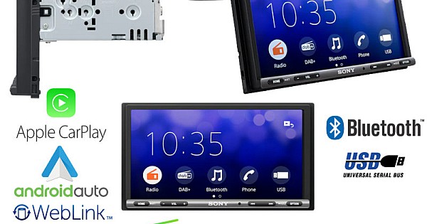 Sony XAV-AX3250 Car Stereo System - 2DIN DAB Bluetooth Apple Carplay ...