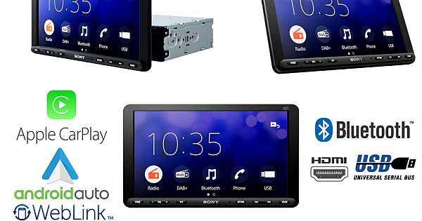 Sony XAV-AX8150D Car Stereo System - 1DIN DAB Bluetooth Apple Carplay ...