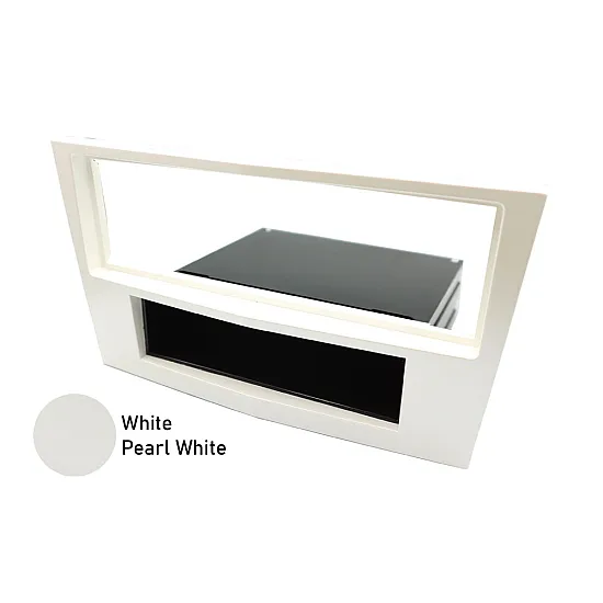 Vauxhall / Opel Single DIN Car Stereo Fascia Adapter (WHITE/ PEARL ...