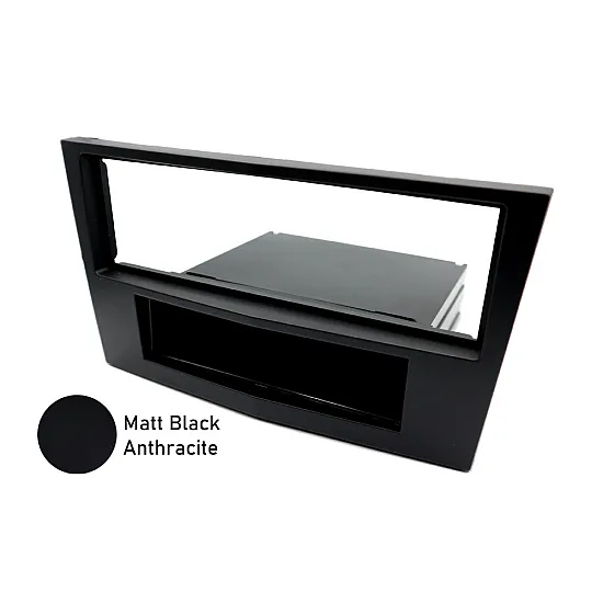 Vauxhall / Opel Single DIN Car Stereo Fascia Adapter (MATT BLACK) - 50-230