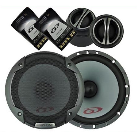 Alpine SPG-17CS - Type-G Series 6-1/2" 16.5cm 2-way 280W Coaxial ...