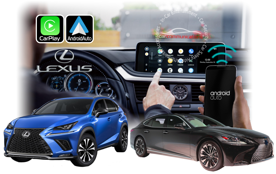 Lexus Apple CarPlay & Android Auto Retrofit Upgrade - Large Touchpad