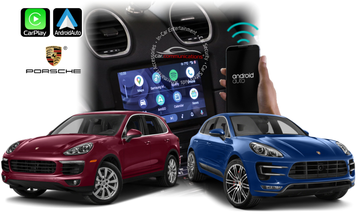Porsche PCM 4 Wireless Apple CarPlay & Android Auto Retrofit Upgrade