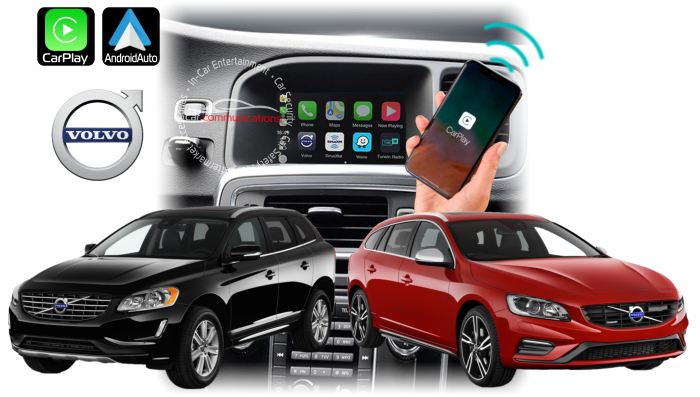 Volvo Apple CarPlay & Android Auto Retrofit Upgrade Sensus Connect
