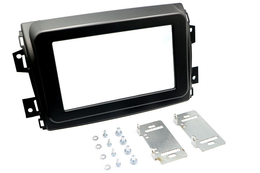Fiat Ducato Double DIN Car Stereo Fascia Adapter - Matt Black
