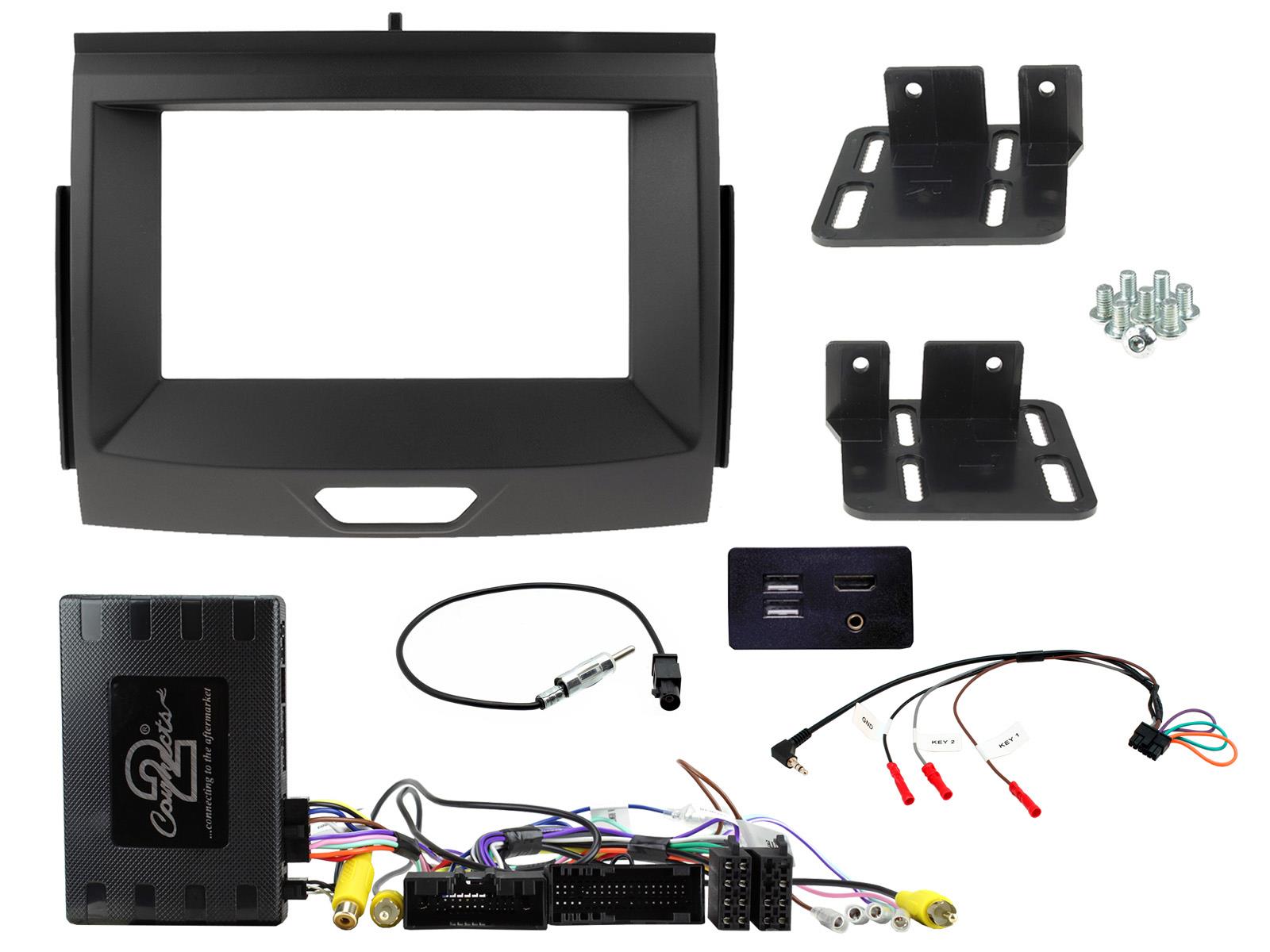 CTKFD91 Ford Ranger SYNC 3 Retrofit Car Stereo Fitting Kit - 2DIN