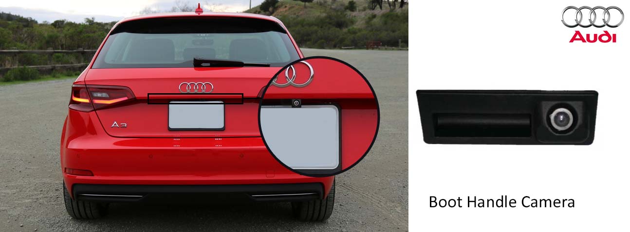 Audi A3 8V Rear View Reversing Camera Kit with Moving Guidelines