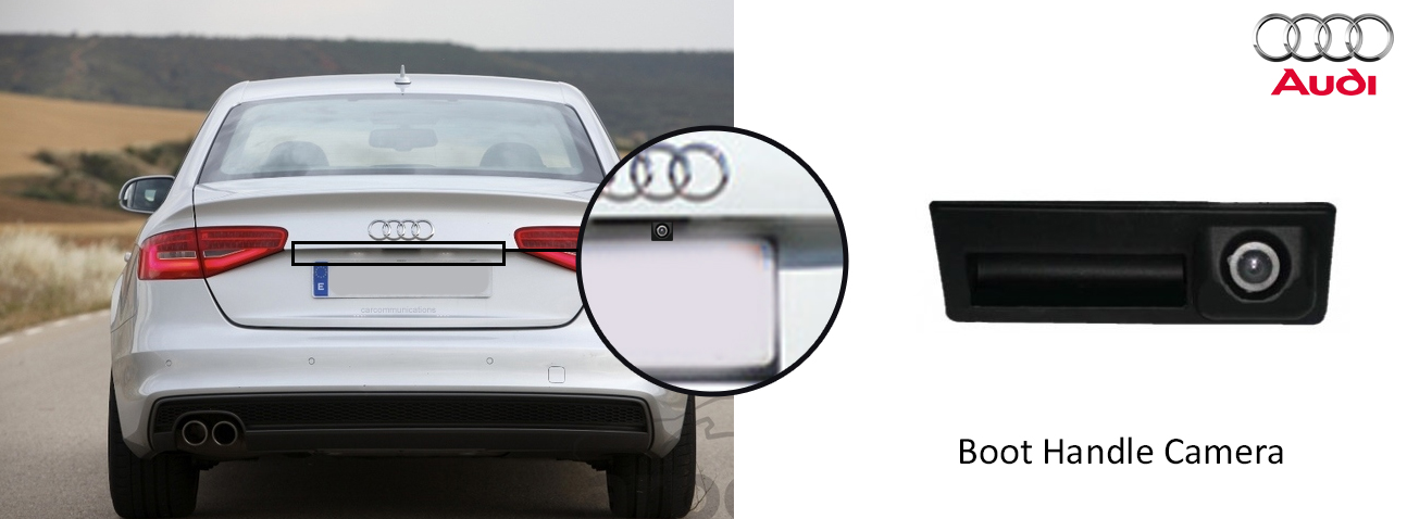 Audi A4 8W Rear View Reversing Camera Kit with Moving Guidelines