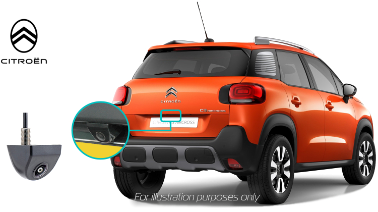 Citroen C3 Aircross Reversing Rear View Camera Kit - NAC System