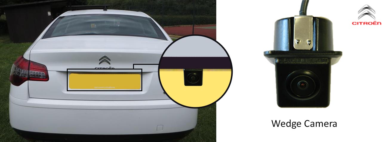 Citroen C5 Reversing Rear View Camera Kit with Guidelines