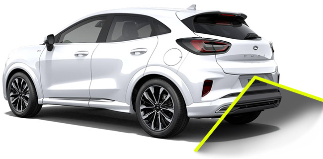 Ford Puma Reversing Rear View Camera Kit - SYNC 3