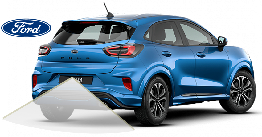 Ford Puma Reversing Rear View Camera Kit - SYNC 2.5 - Dynamic Guidelines