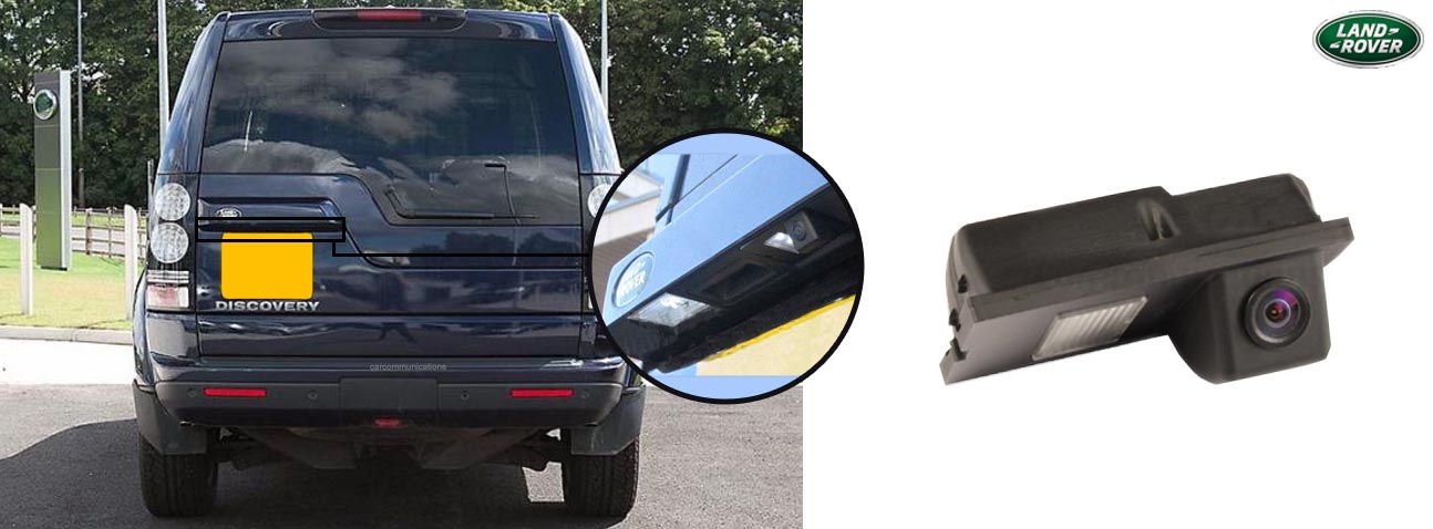Land Rover Discovery 4 with Generation 3 Headunit 2011> Rear Camera Kit