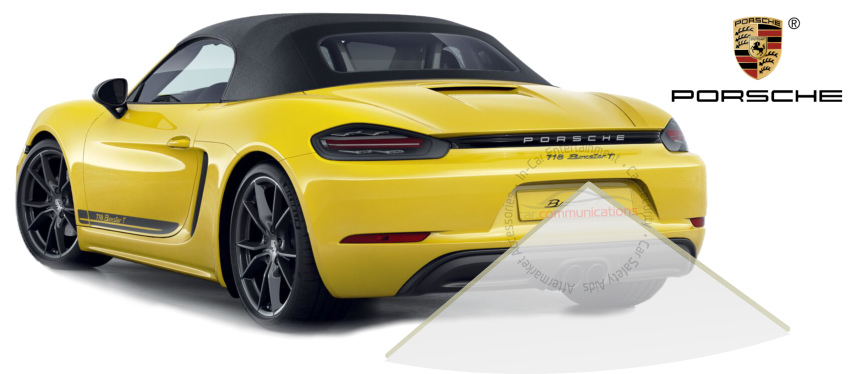 Porsche Boxster 718 PCM 4 Genuine Retrofit Rear View Reversing Camera Kit