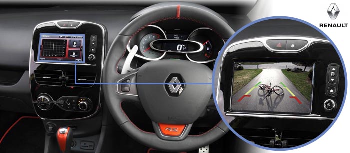 Renault Clio Reversing Rear View Camera Kit for R-Link Radio