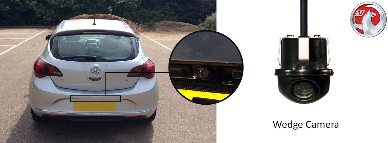 Vauxhall Astra Reversing Rear View Camera Kit with Guidelines