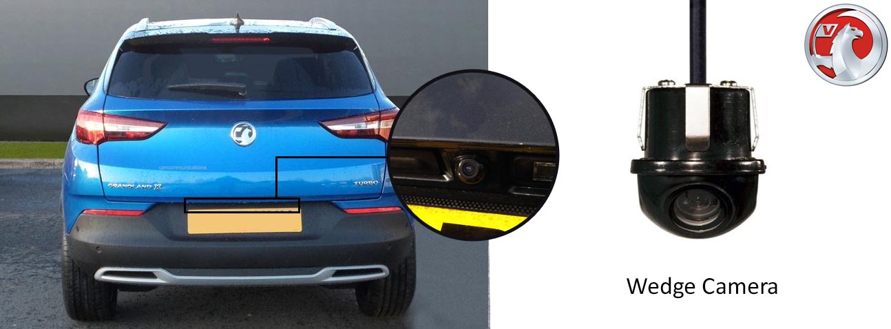 Vauxhall Grandland X Reversing Rear View Camera Kit with Guidelines
