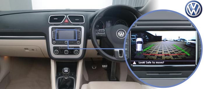 VW EOS Reversing Emblem Camera Kit With Guidelines