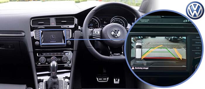 Volkswagen Tiguan Reversing Rear View Camera Kit 2016+ Moving Lines